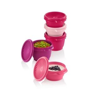 Tupperware | Kitchen | Tupperware Nwt Heritage 5pk Plastic Food Storage ...